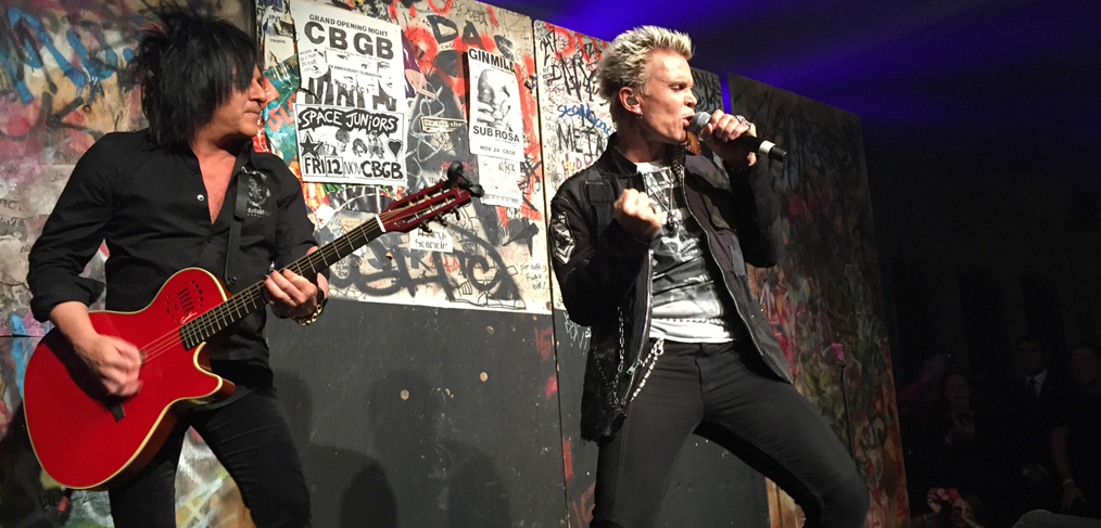 BILLY & STEVE PERFORM AT CBGB FEST | Billy Idol